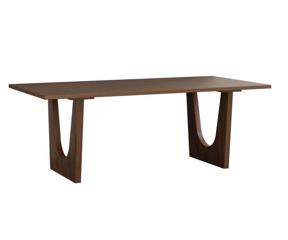 Solid Wood Contemporary Ellipse Leg Dining Table from DutchCrafters