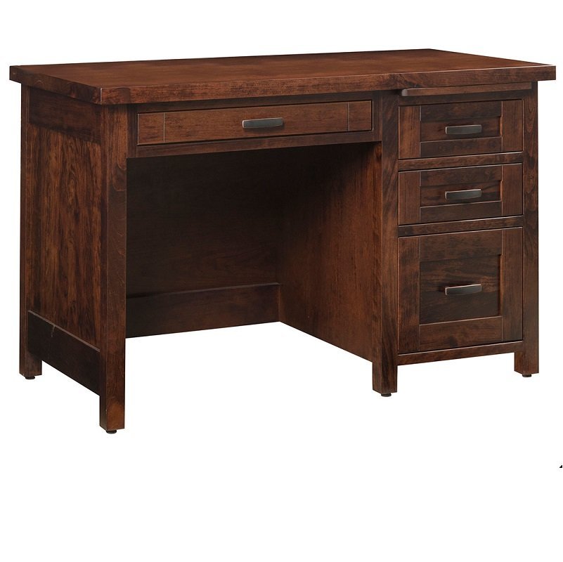 Wren Single Pedestal Desk by DutchCrafters Amish Furniture