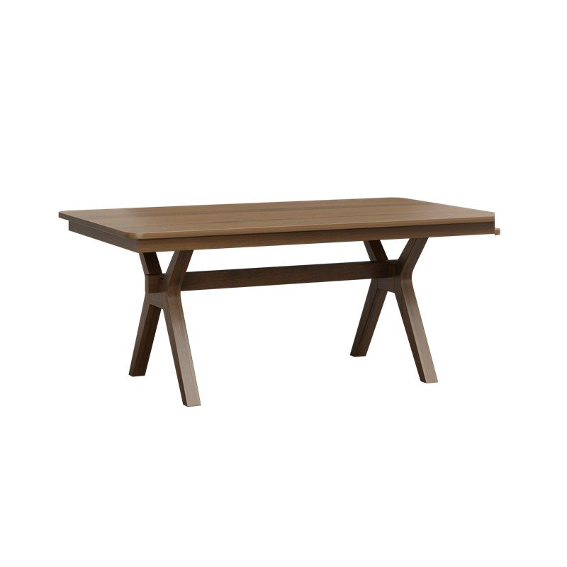 Contemporary Quad Trestle Dining Table from DutchCrafters Amish