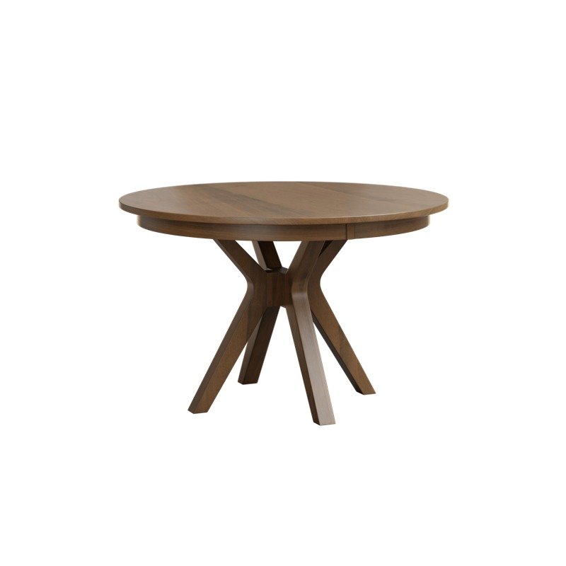 Contemporary Quad Single Pedestal Dining Table from DutchCrafters