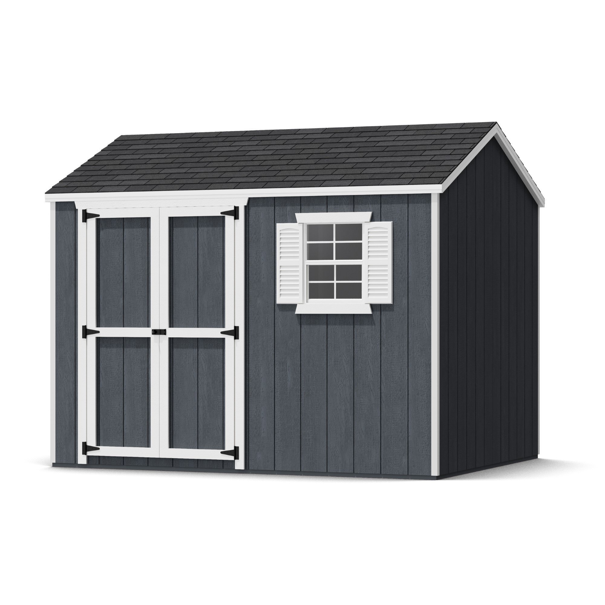 8' Value Wood DIY Workshop Shed Kit from DutchCrafters Amish Furniture