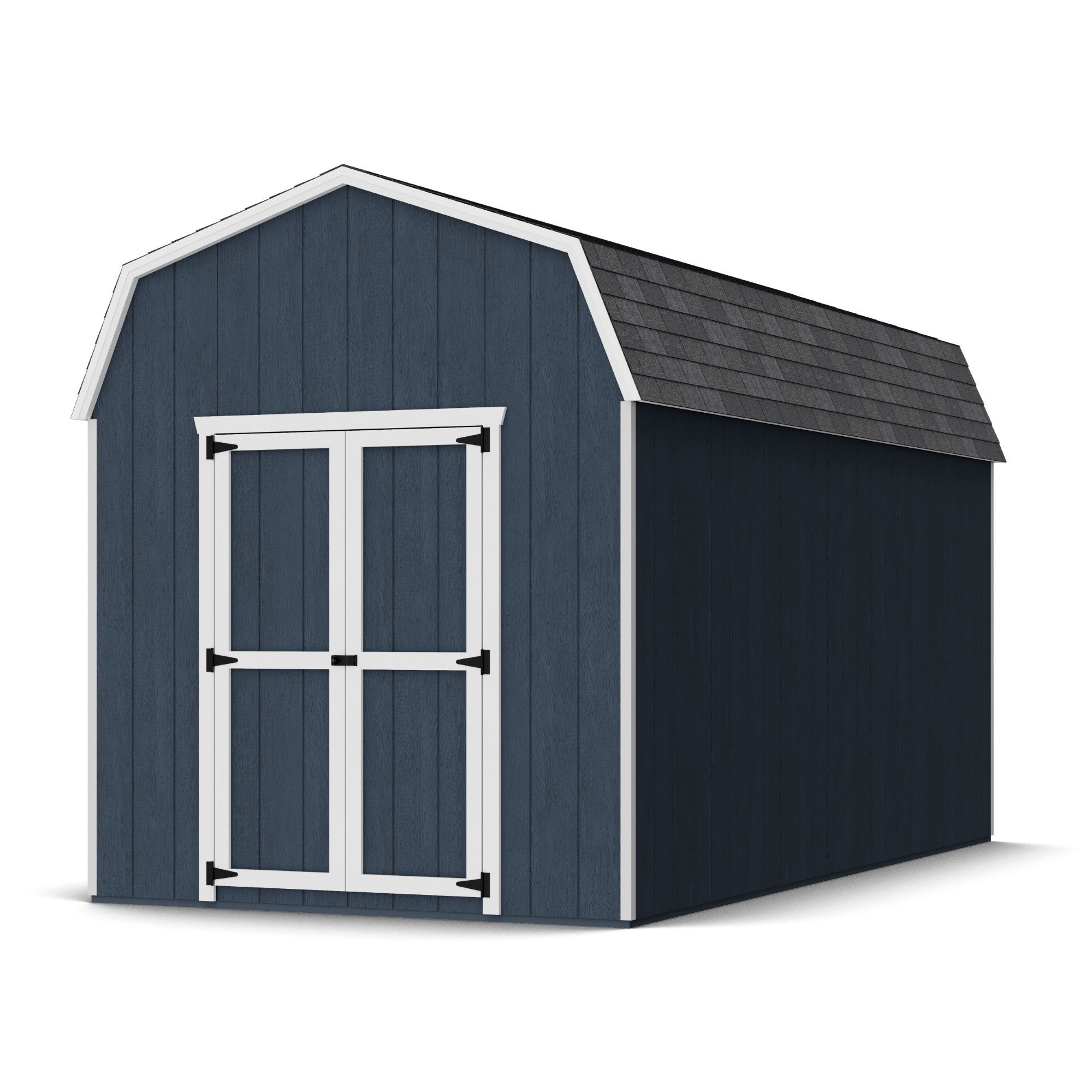 8' Value Wood Gambrel Barn DIY Shed Kit from DutchCrafters Amish