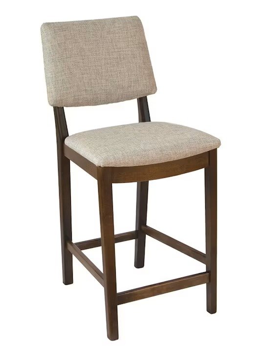 Amish Modern Counter Stool | Solid Wood & Custom