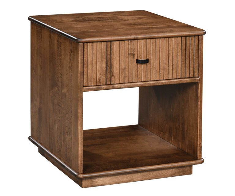 Felicity Fluted End Table from DutchCrafters Amish Furniture