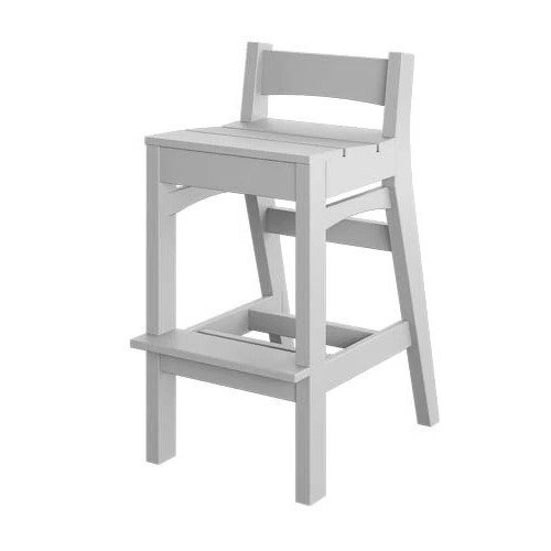 Coastal Low Back Stool from DutchCrafters Amish Furniture