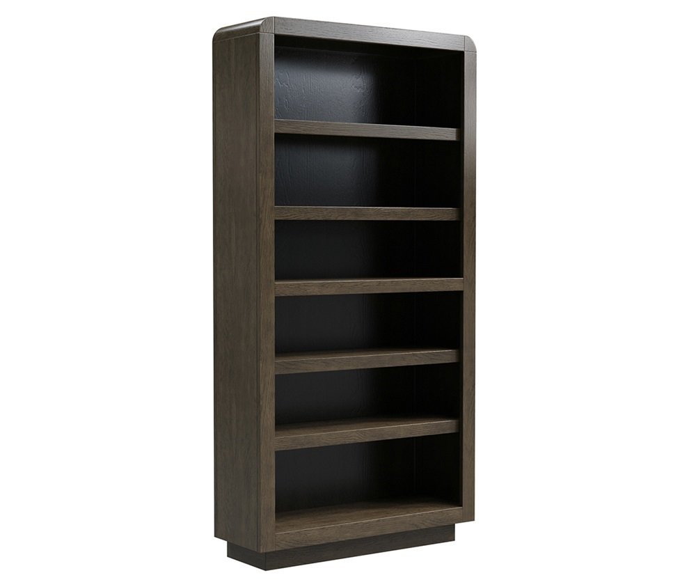 Bellvue Contemporary Arched Open Bookcase from DutchCrafters Amish
