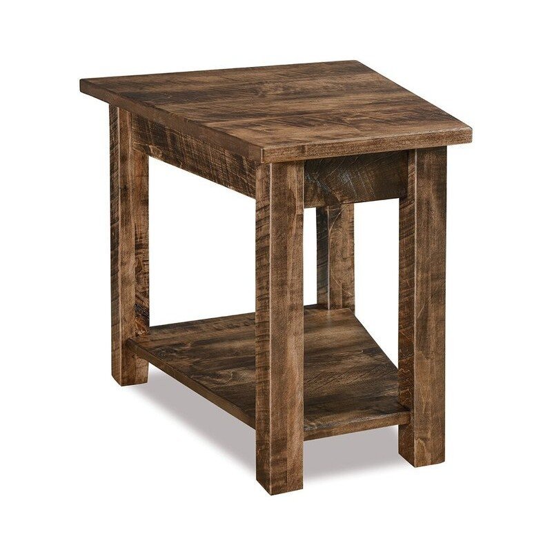 Dutton Open Wedge Table without Drawer from DutchCrafters Amish