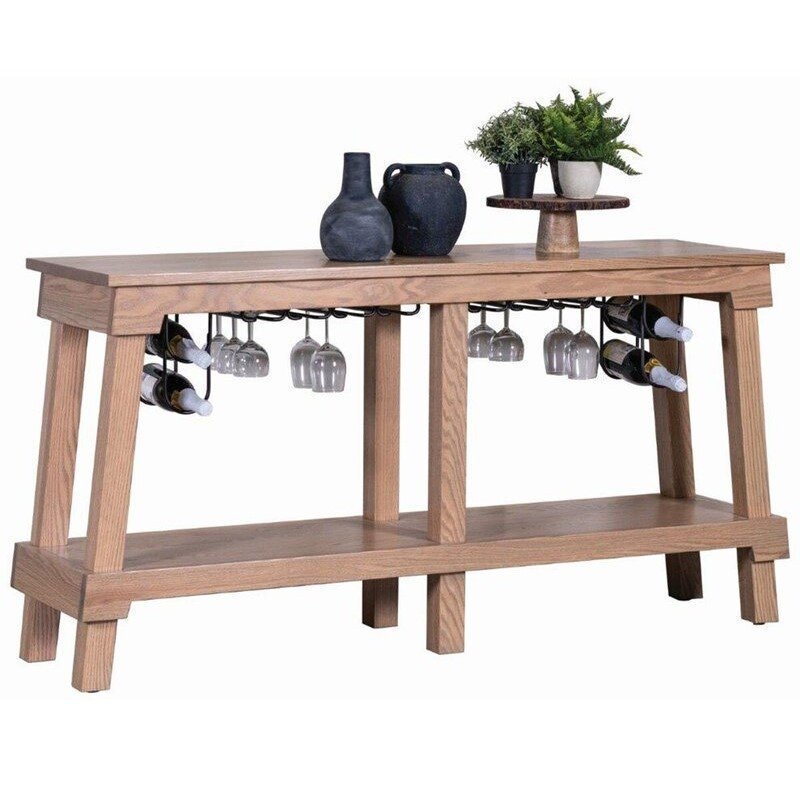 Modern Farmhouse Open Console Table - Quick Ship from DutchCrafters
