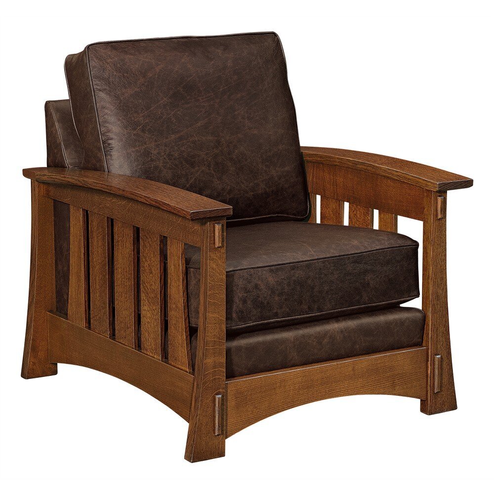 Mission Lounge Chair | Amish Handcrafted Living Room Furniture