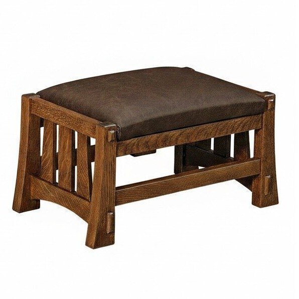 Handcrafted Hearthstone Footstool | Amish Handcrafted Living Room