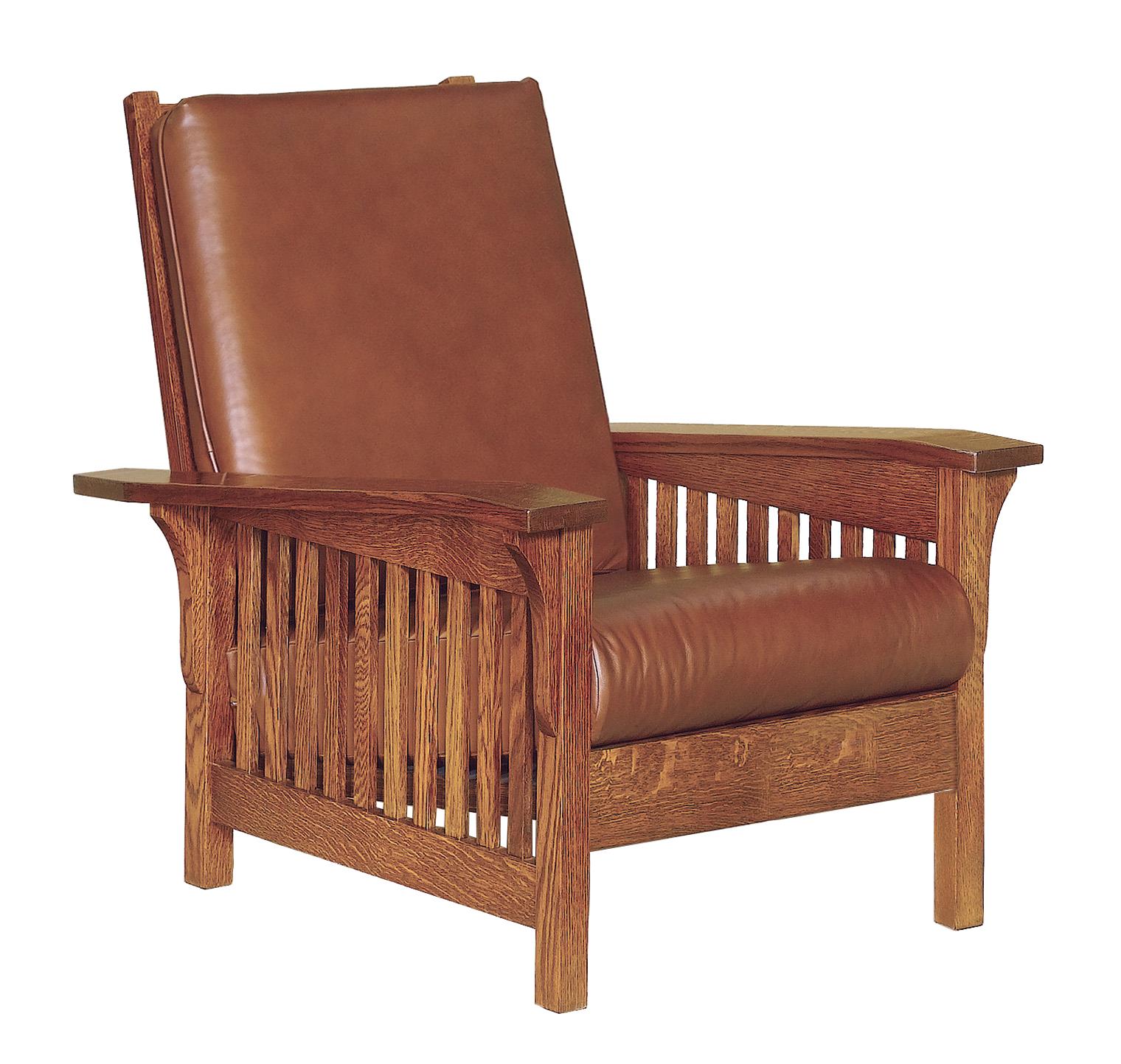 Amish Clearspring Slat Mission Morris Chair