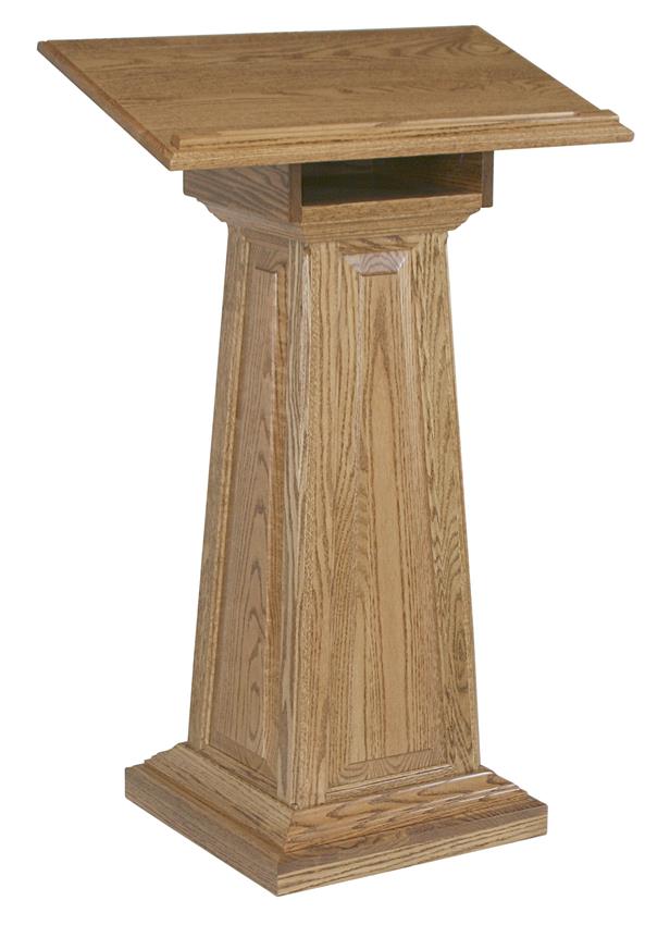 Amish Hardwood Large Raised Panel Podium