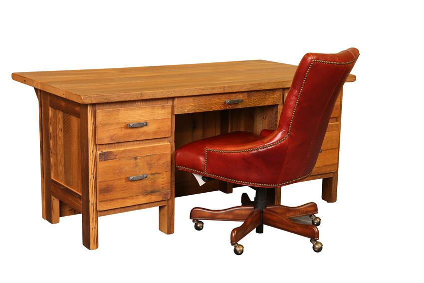 Reclaimed Barn Wood Desk