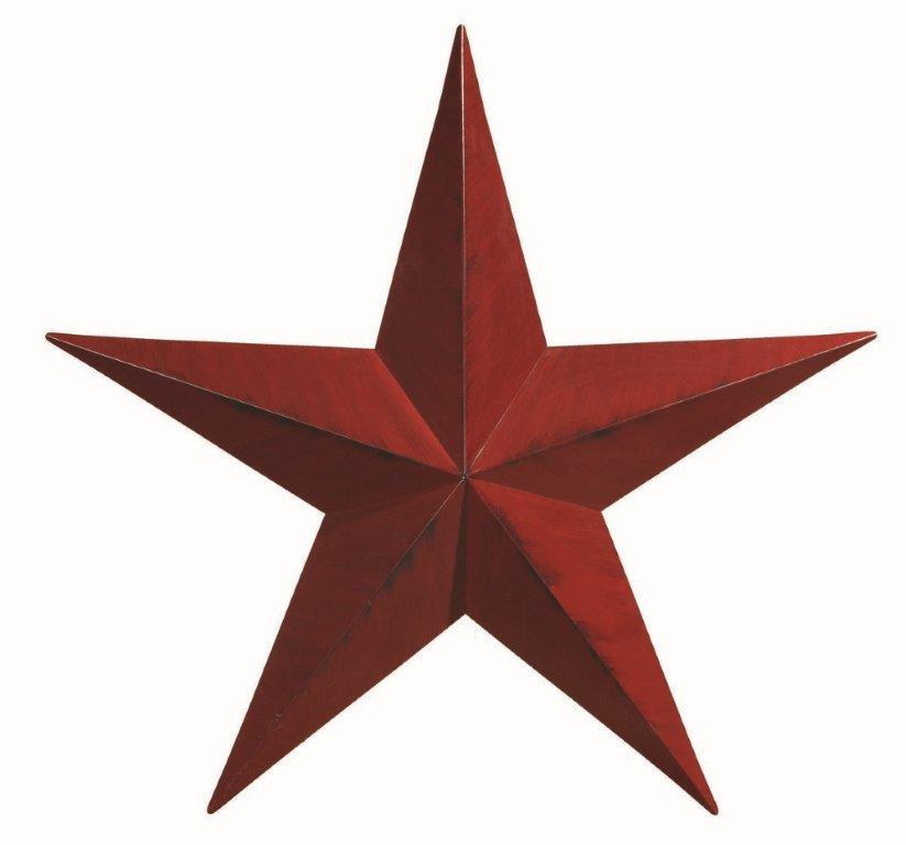 Amish 16" Painted Barn Star - Choose Your Color!