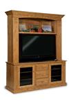Amish Solid Wood Entertainment Centers and Corner TV Stands from