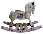 Amish-Made Wooden Rocking Horse