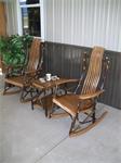 A&L Hickory Wood Rocker from DutchCrafters Amish Furniture