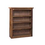 Reclaimed Barn Wood Bookcase with Adjustable Shelves