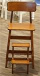 Amish-Made Hardwood Kitchen Step Stools