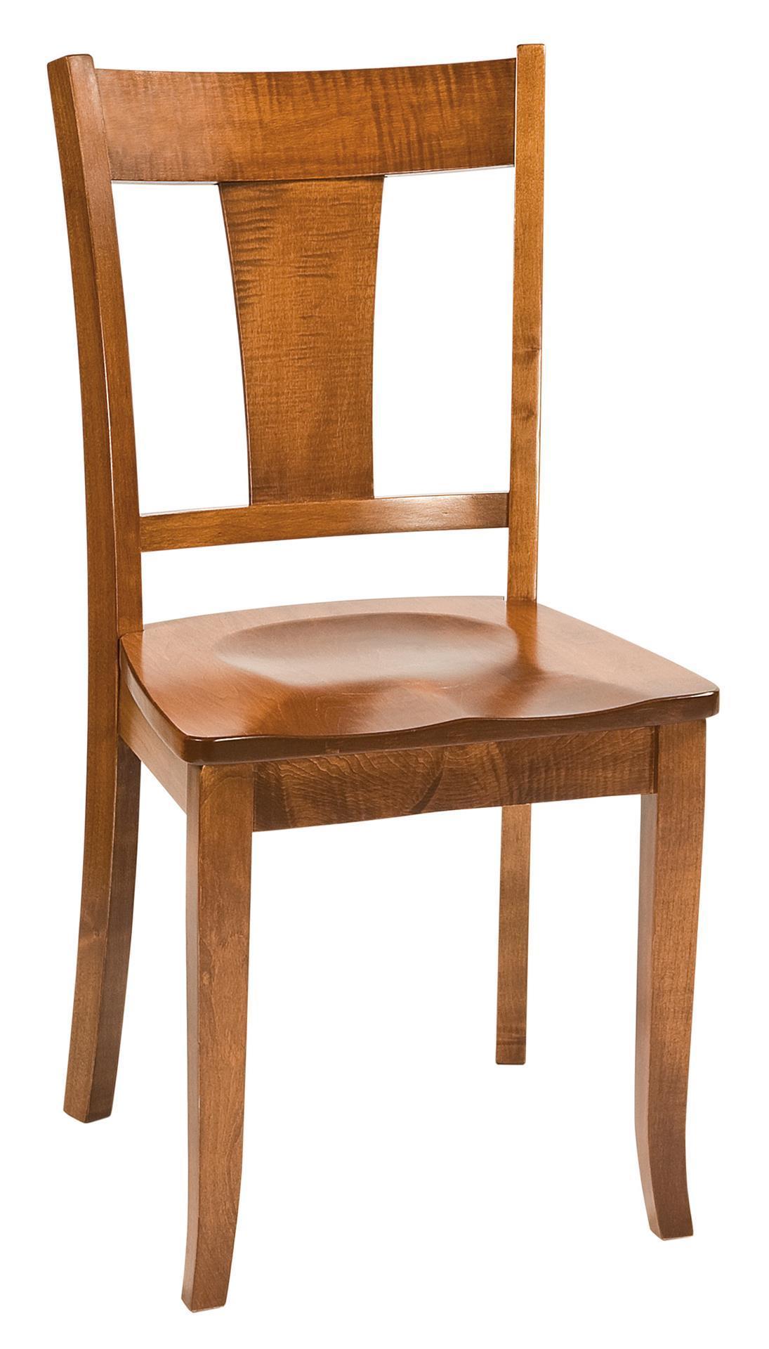 Simple Wooden Chair Side View